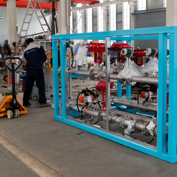 Thiết bị trộn khí hydro 75% cho nhà máy sắt và thép với màn hình từ xa